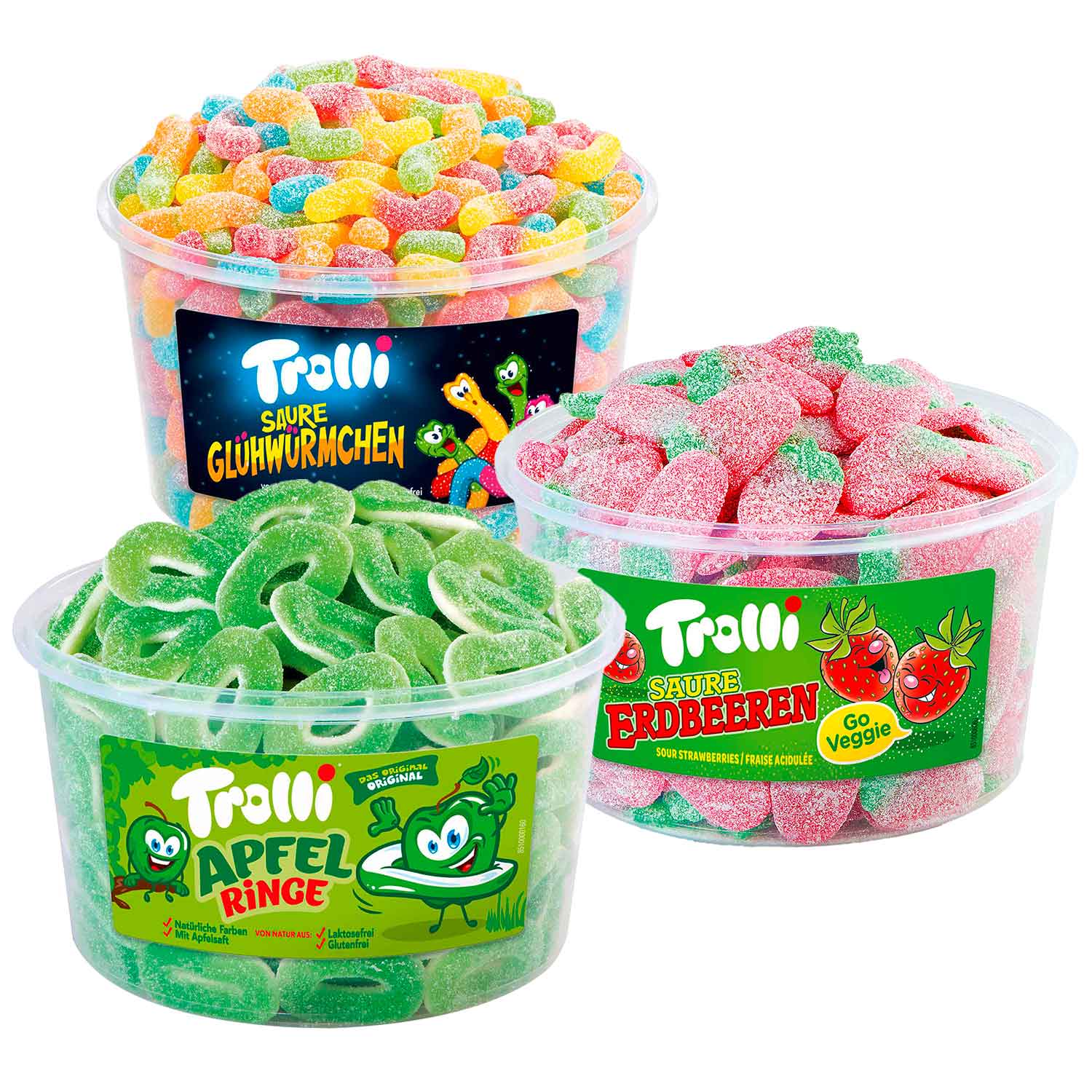 Trolli Sauer Mix Dosen 3er - World of Sweets