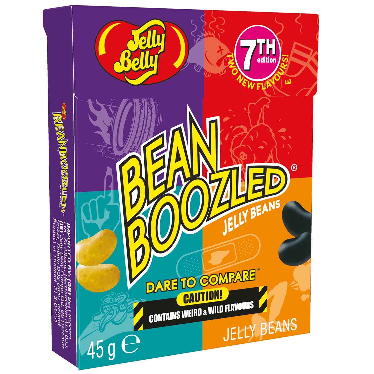 Jelly Belly Bean Boozled 'Edition 7' Refill Flip Top Box 45g - World of ...